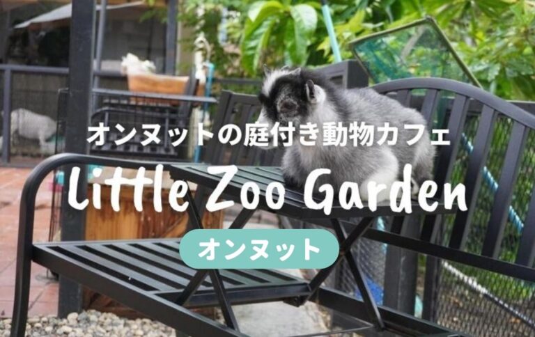 【LittleZooGarden（リトルズーガーデン）】オンヌットの庭付き動物カフェ｜BANGKOK GIRLS NOTE BYぷくこ 〜女子のためのタイ・バンコク完全ガイド〜
